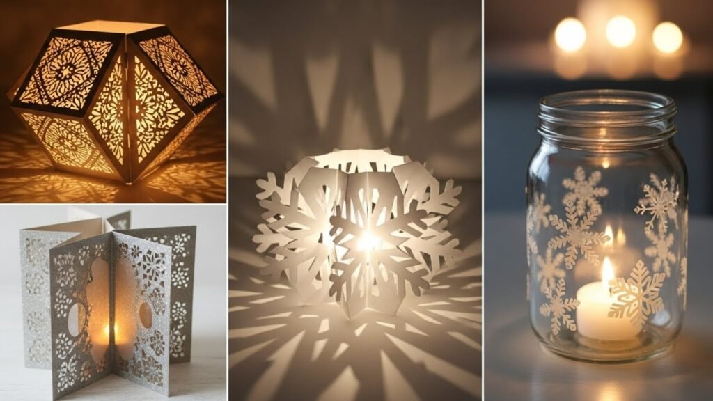 30 Magical DIY Snowflake Lanterns to Light Up Winter Nights ...